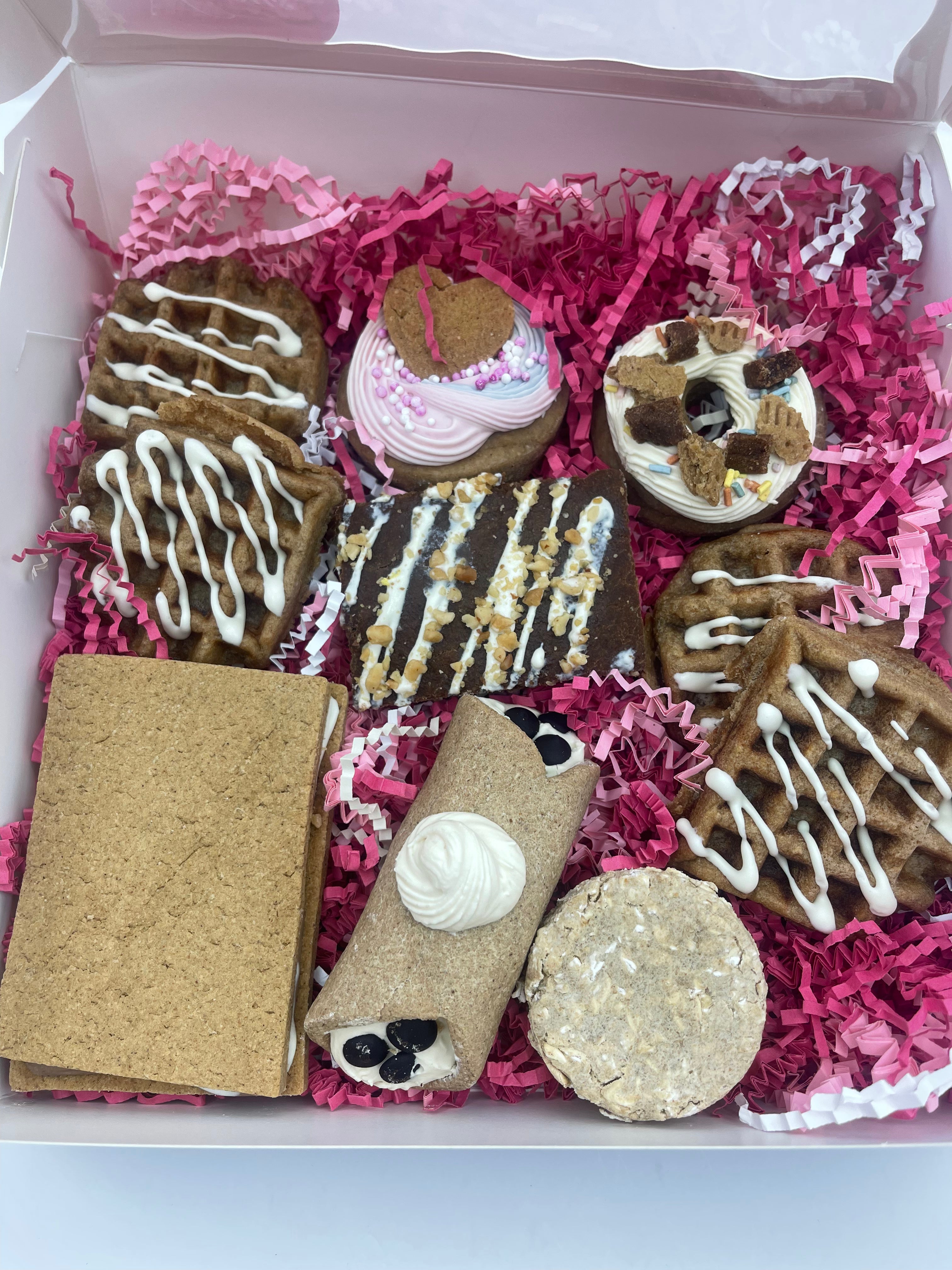 Gourmet Sampler Box – Doglicious Bakery Bites